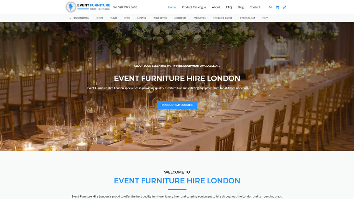 Event Furniture Hire London - Freelance-Creator