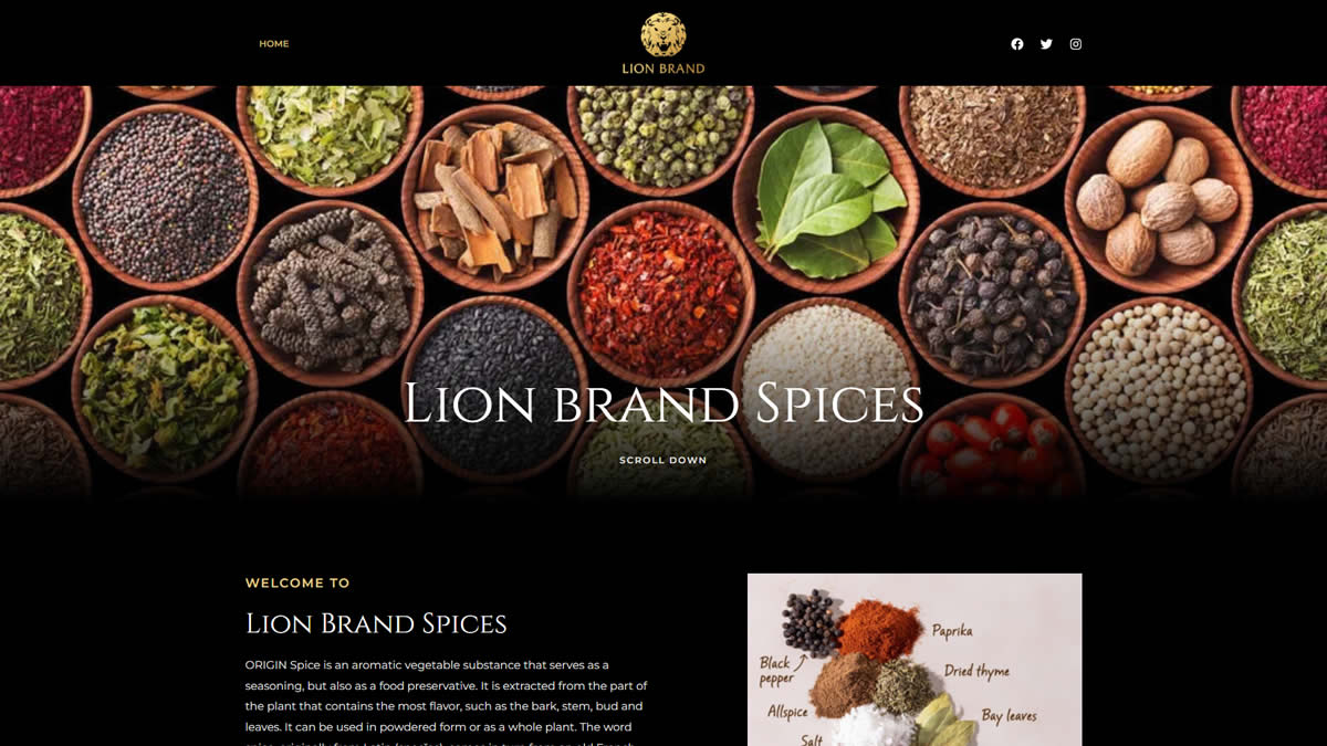 Lion Brand Spices - Freelance-Creator